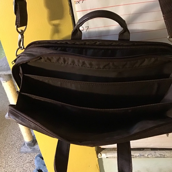 Heritage | Bags | Heritage Genuine Leather Mens Soft Sided Briefcase ...